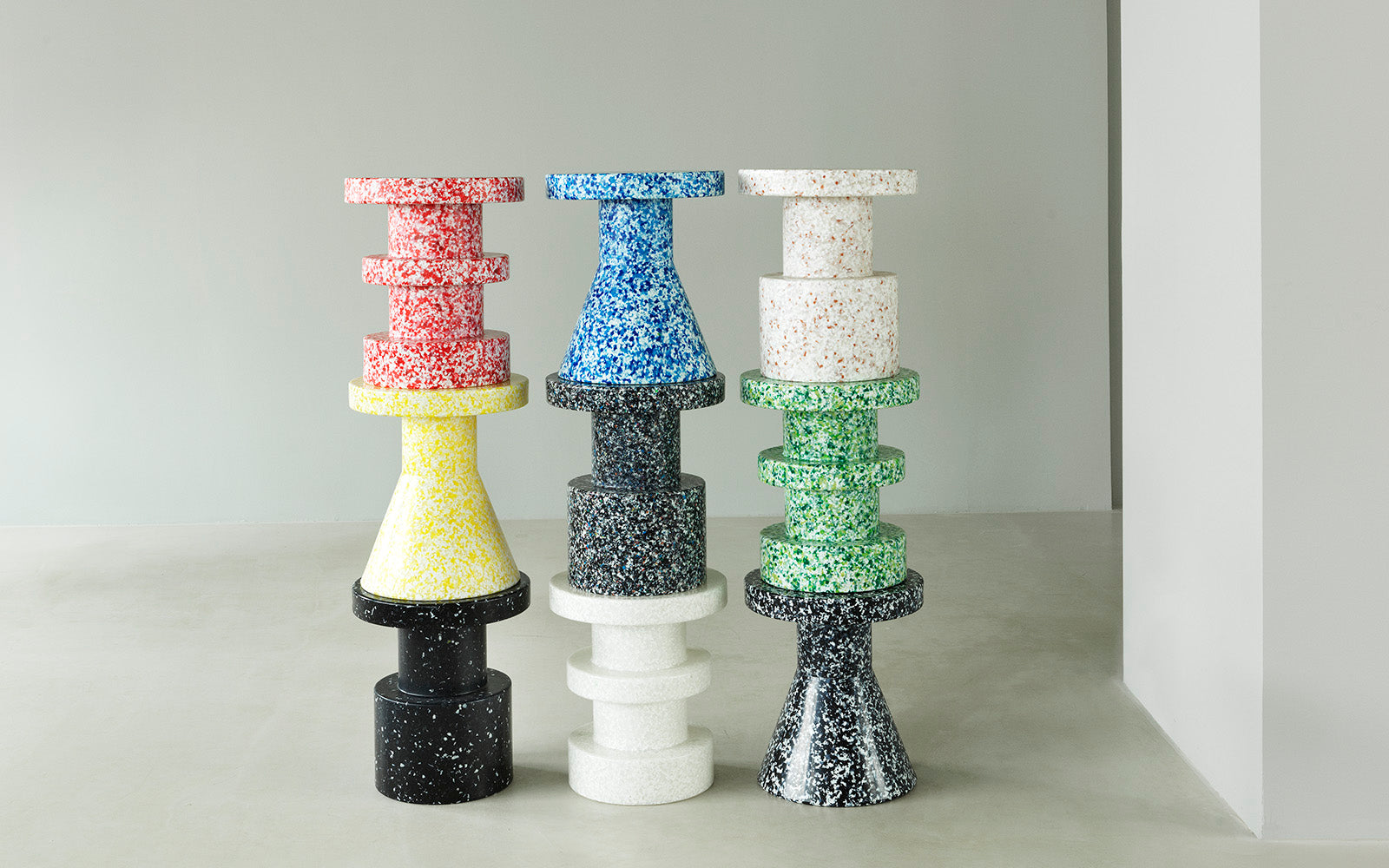 Normann Copenhagen | Bit Stool Stack Red | Kikiva Design | Australia